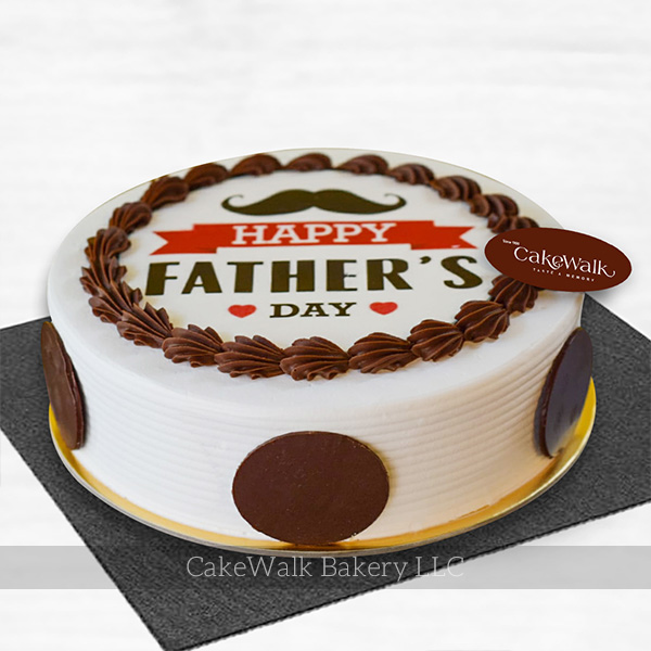 Happy Father Day Photo Cake